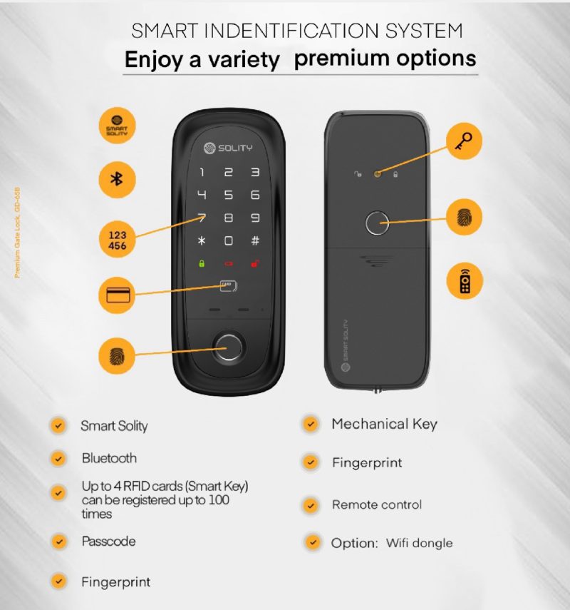 Solity Gate lock GD-65B - Solity | Korea No.1 Smart Door Lock Brand