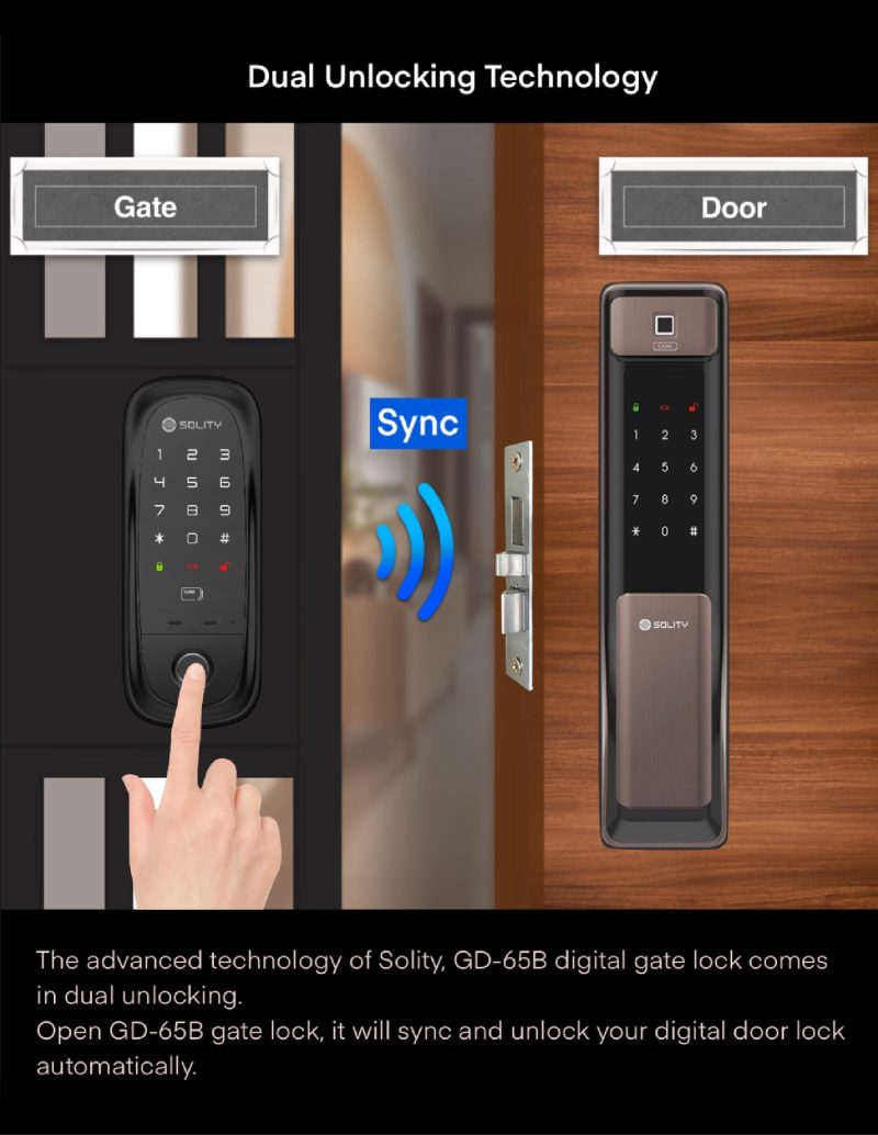 Solity Gate lock GD-65B - Solity | Korea No.1 Smart Door Lock Brand