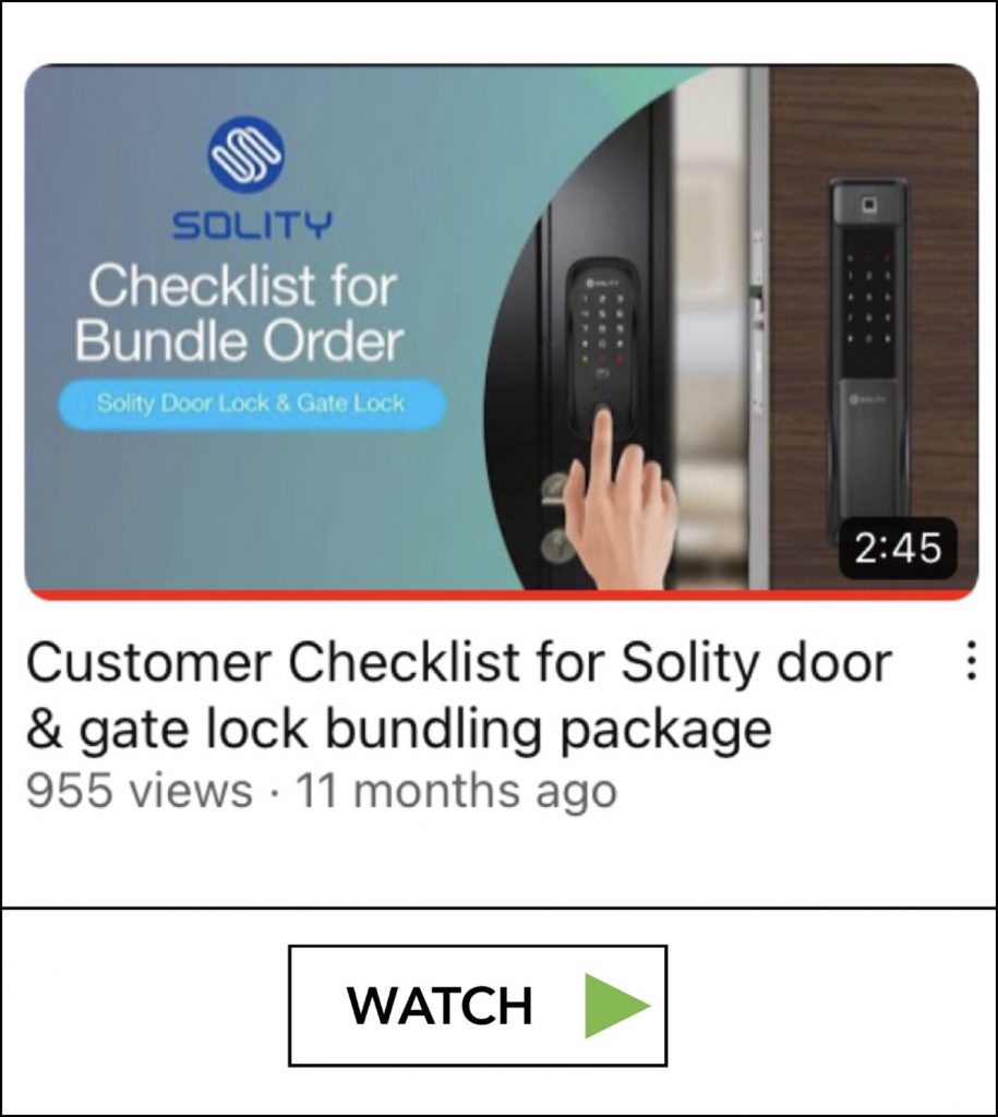 Tutorial – Solity | Korea No.1 Smart Door Lock Brand