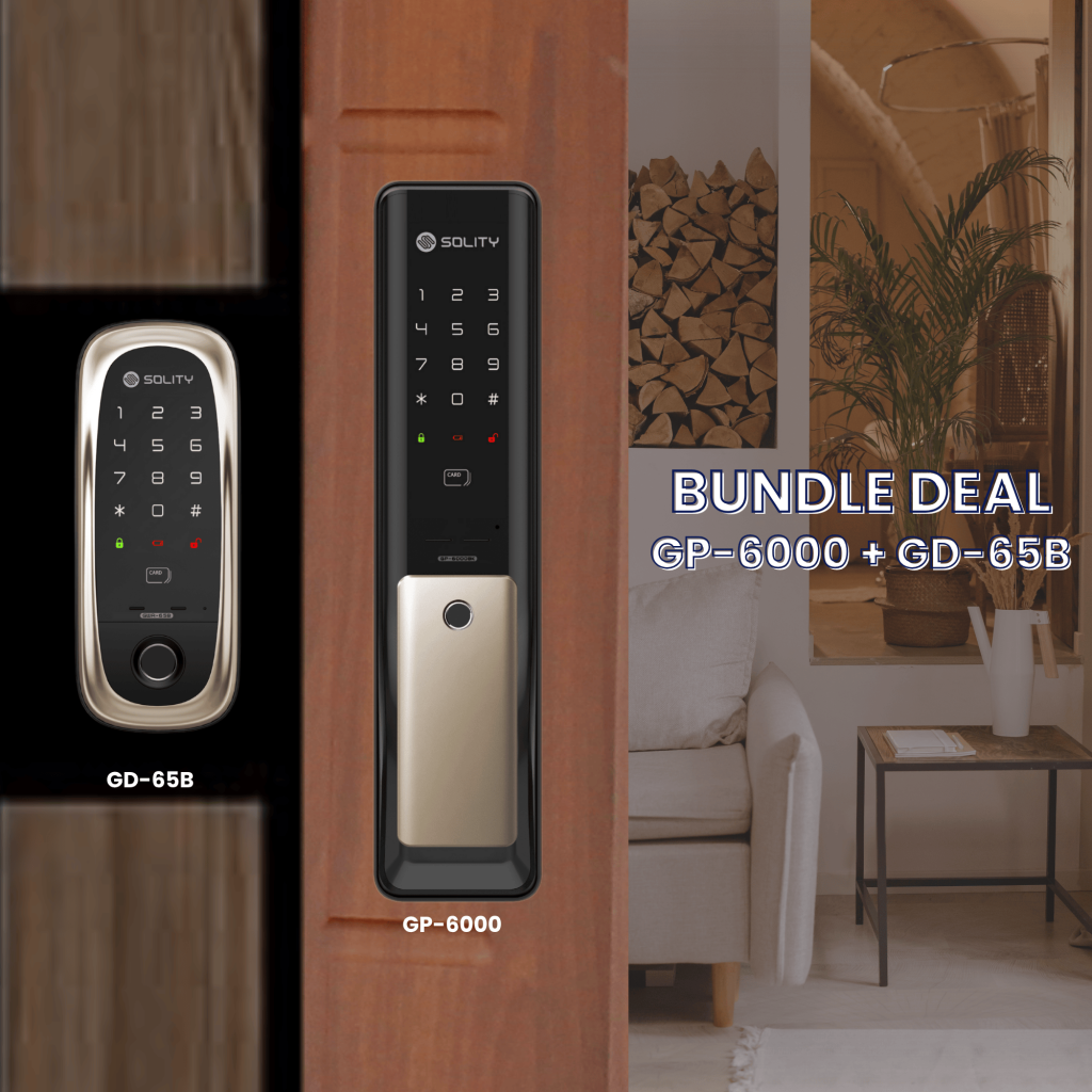 Solity Digital Lock Bundle: GP-6000 + GD-65B