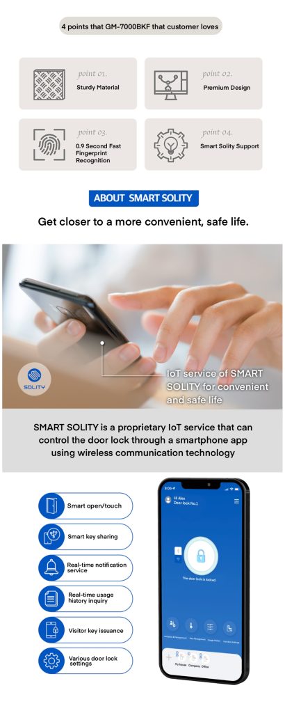 Solity GM-7000 - Solity | Korea No.1 Smart Door Lock Brand