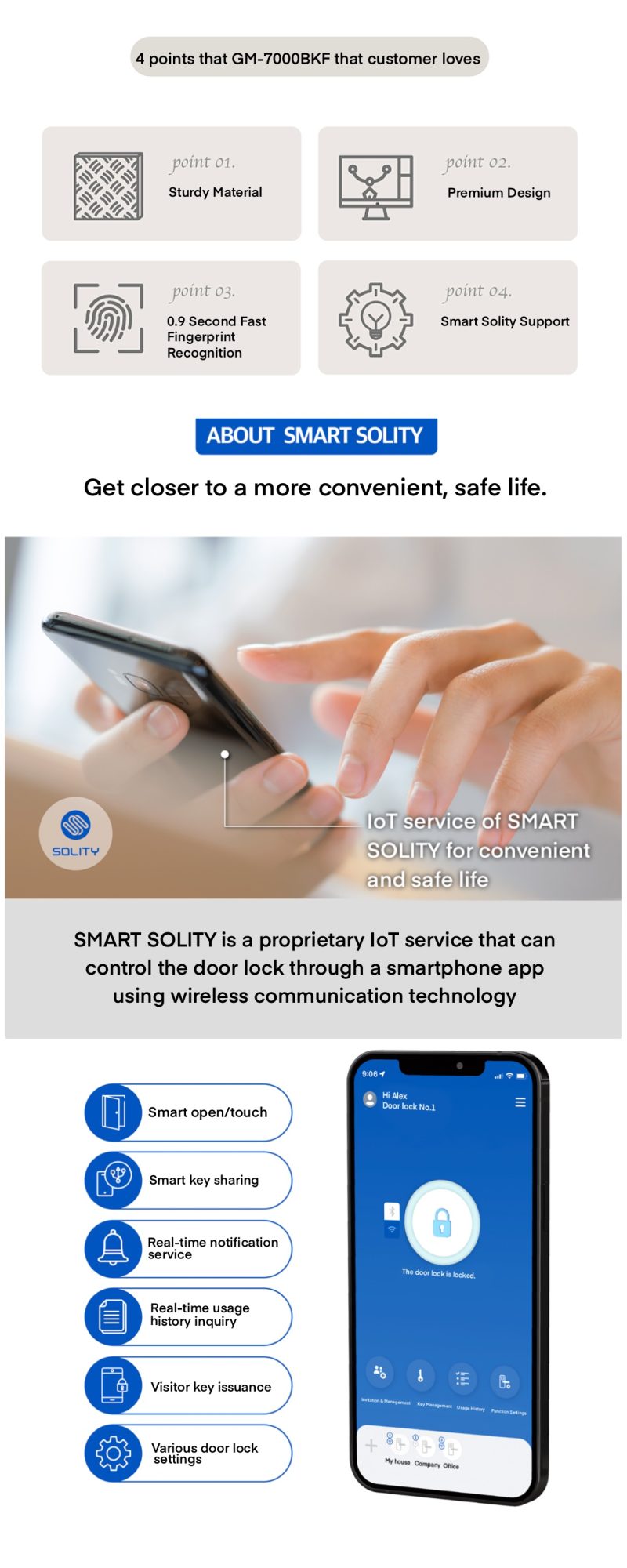 Solity GM-7000 - Solity | Korea No.1 Smart Door Lock Brand